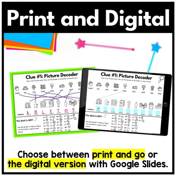 Magic Math Mystery 4th Grade | Adding & Subtracting Mixed Numbers
