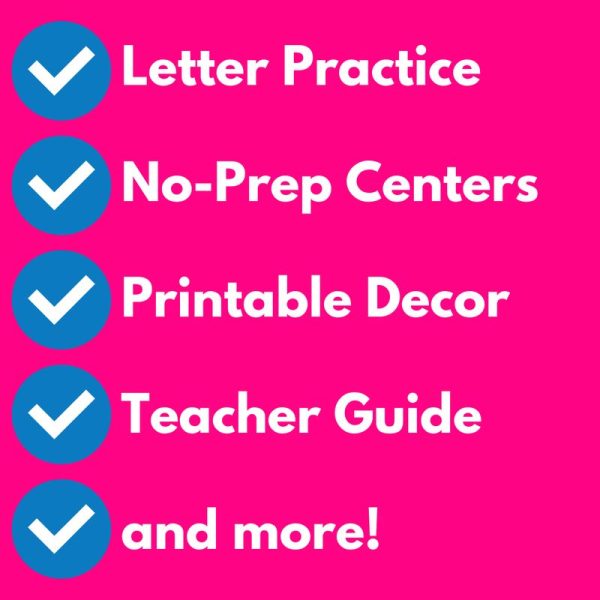 Alphabet Letters Classroom Transformations Bundle