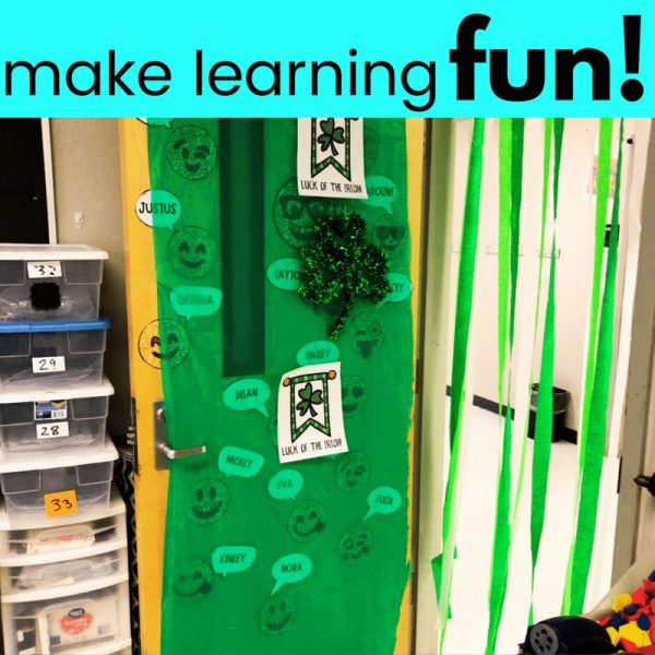 1st Grade St. Patrick's Day Classroom Transformation Phonics Review ...