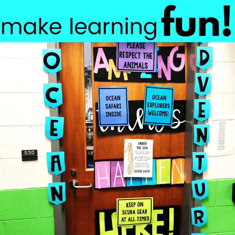 Ocean Classroom Transformation Context Clues Reading Passages - The ...