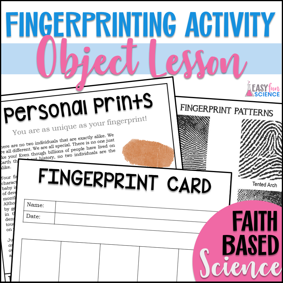Fingerprinting Activity for Kids - Easy Fun Science