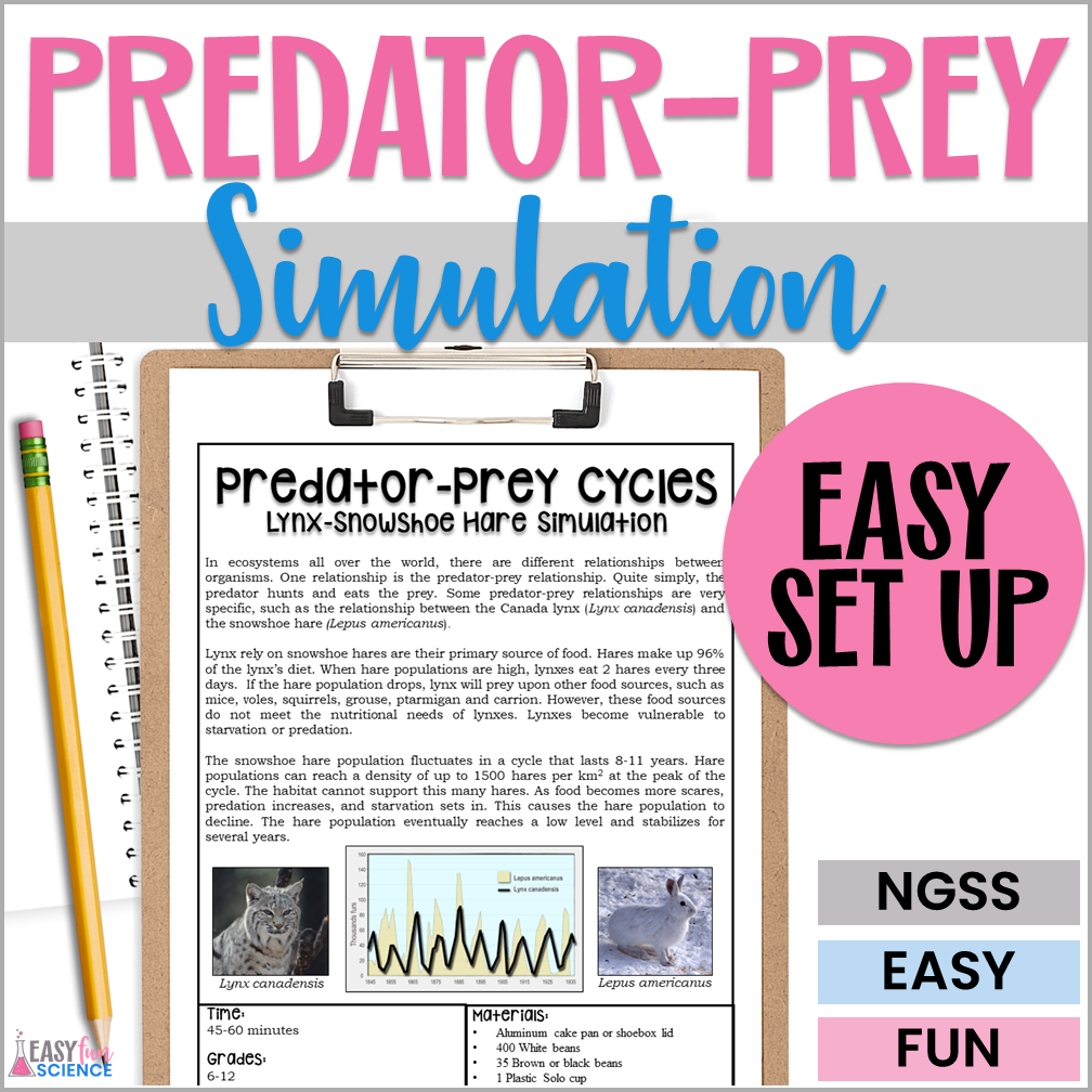 Predator Prey Cycling Activity - Easy Fun Science