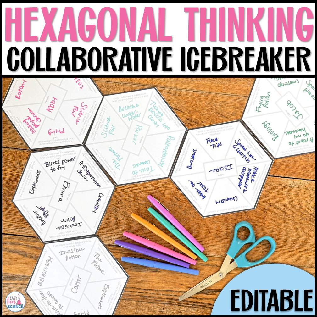 General Science Icebreakers Back to School Activities - Easy Fun Science