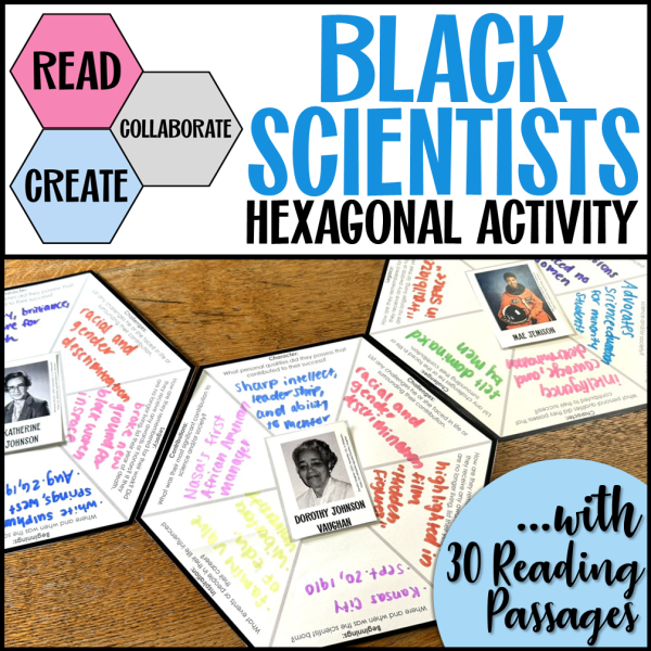 Black Scientists Hexagonal Thinking Activity - Easy Fun Science