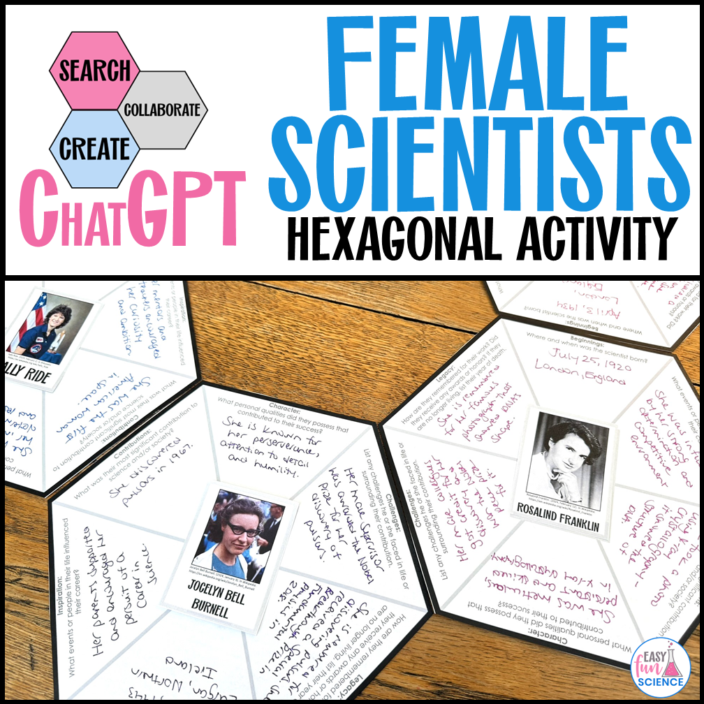 Female Scientists Famous Women in Science Activities - Easy Fun Science