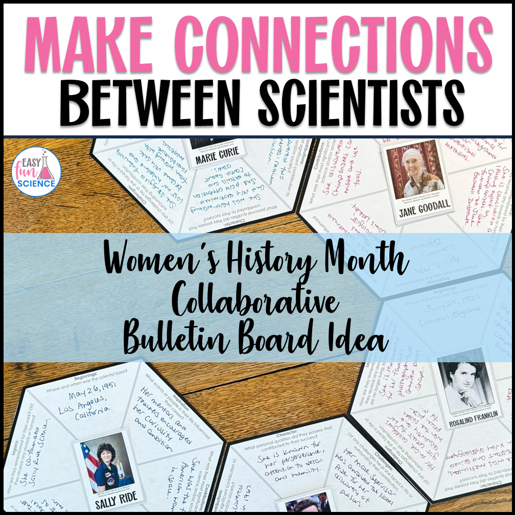 Women's History Month Door Decoration - Female Scientists Hexagonal ...