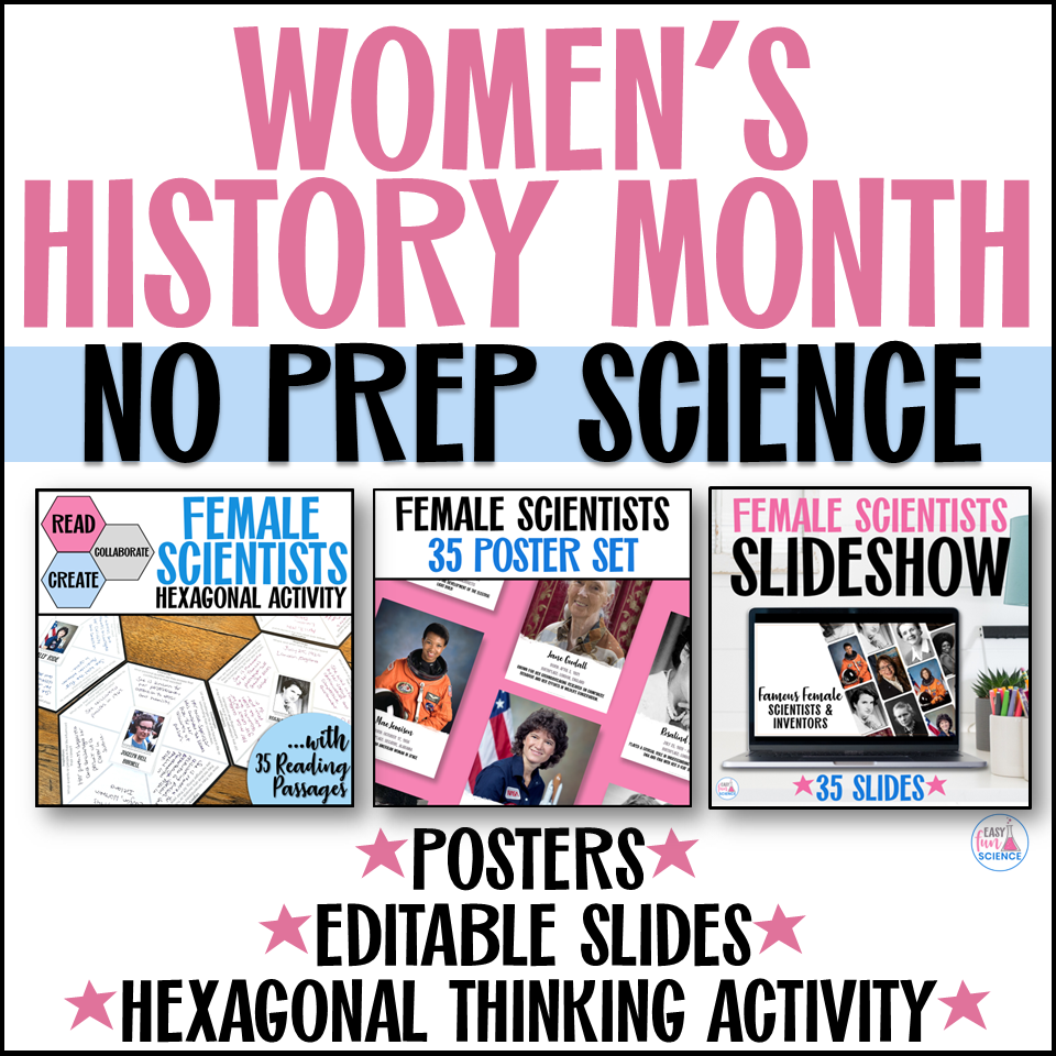 Famous Female Scientists Resources - Women's History Month - Easy Fun ...