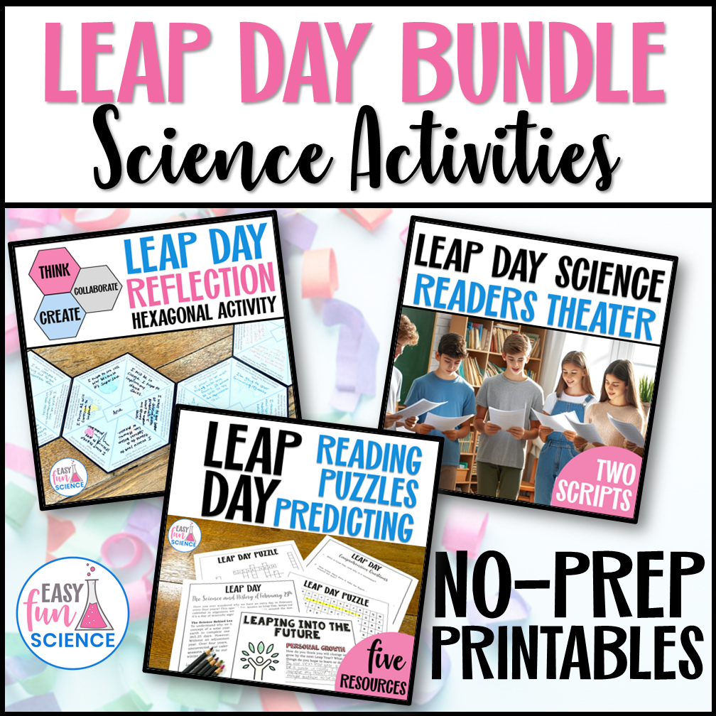 Leap Day Science Bundle STEM Activities & Reading Passages - Easy Fun ...