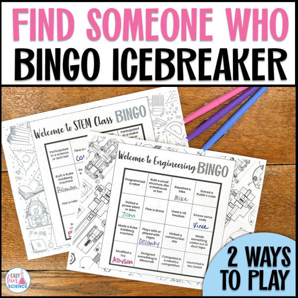 Engaging Engineering & STEM Icebreakers for the First Week of School ...