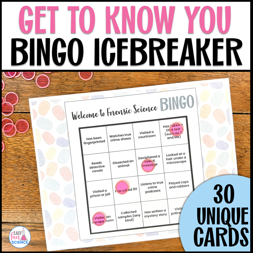 Engaging Forensic Science IceBreakers for High School Back-to-School ...