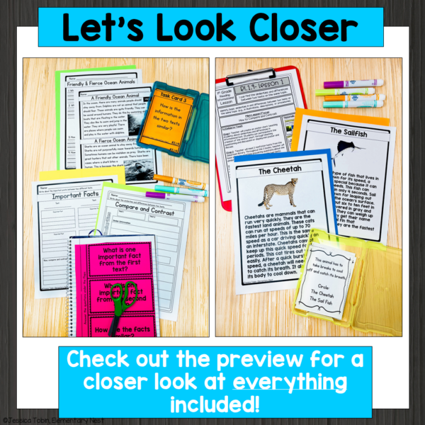 1st Grade Compare And Contrast Nonfiction Texts RI.1.9