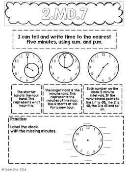 2nd Grade Measurement And Data Math Interactive Notebook