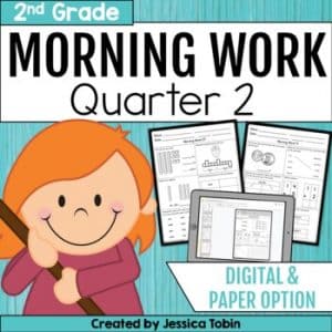 Second Grade Morning Work 1st Quarter
