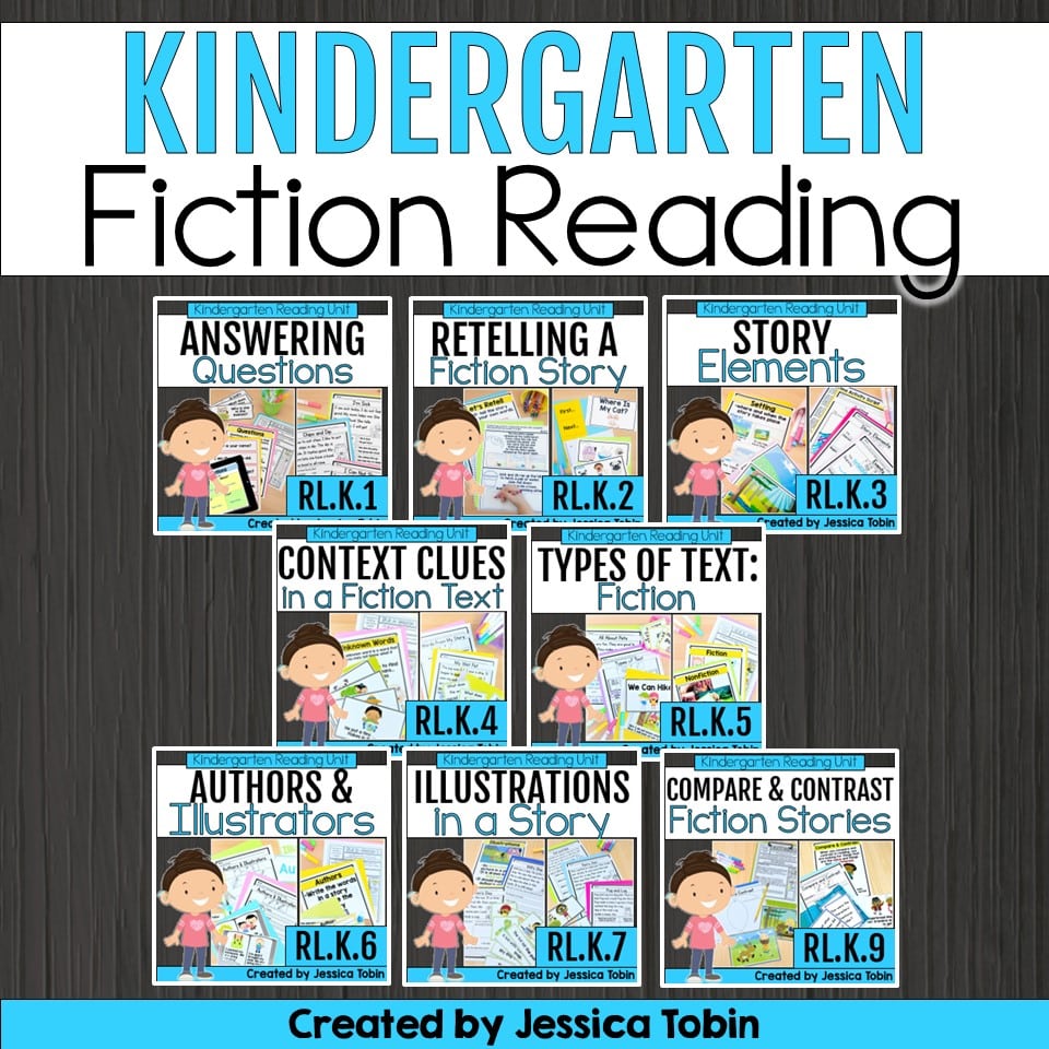 Kindergarten Fiction Reading Bundle Common Core