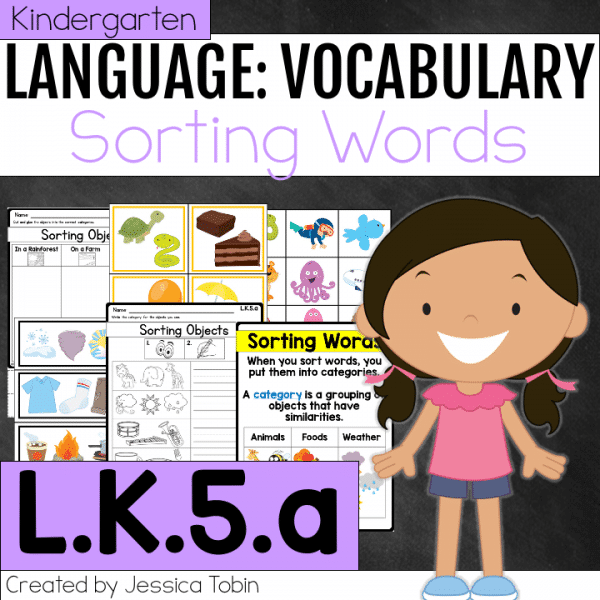 L.K.5.a Sorting Words Into Categories