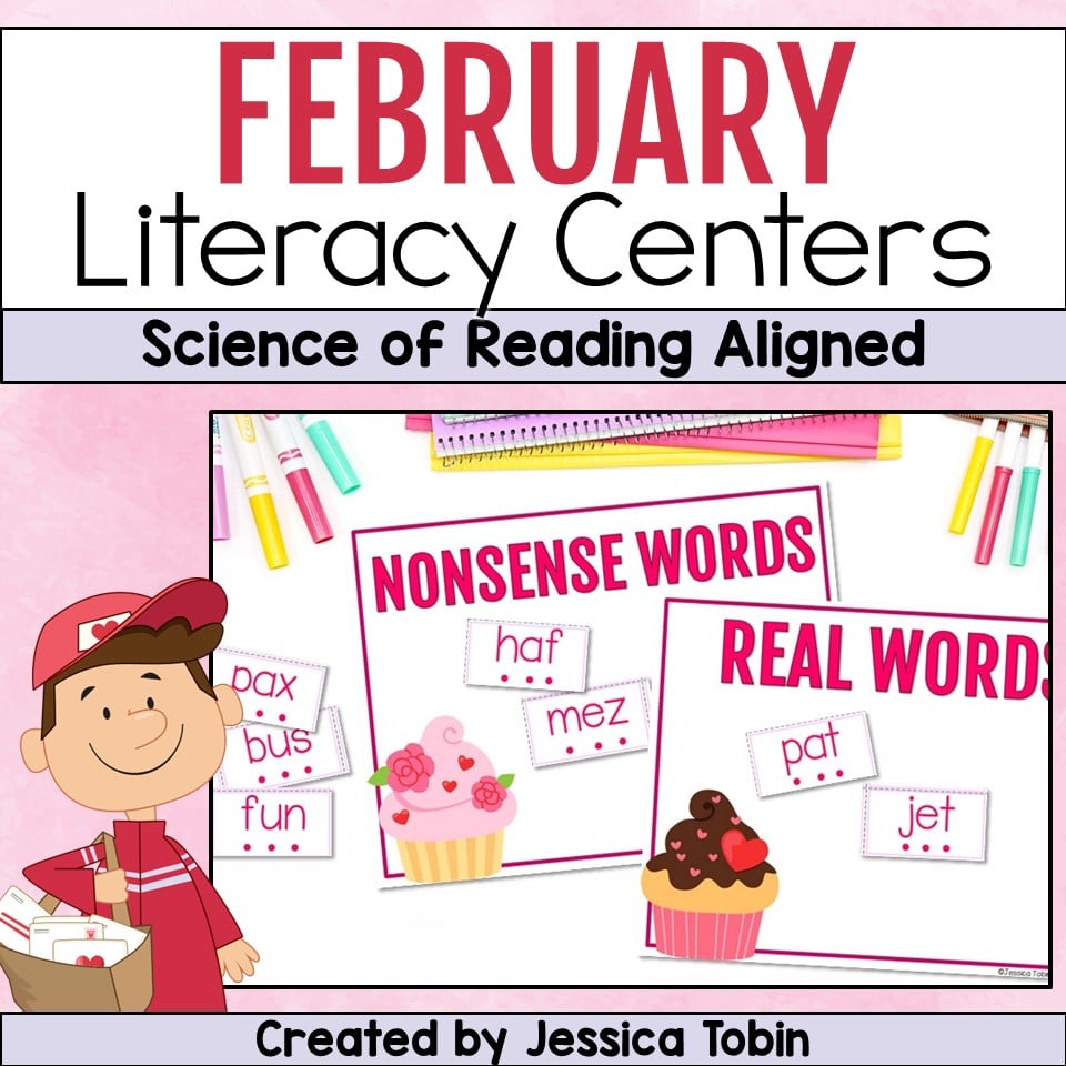 February Phonics Centers - Science Of Reading