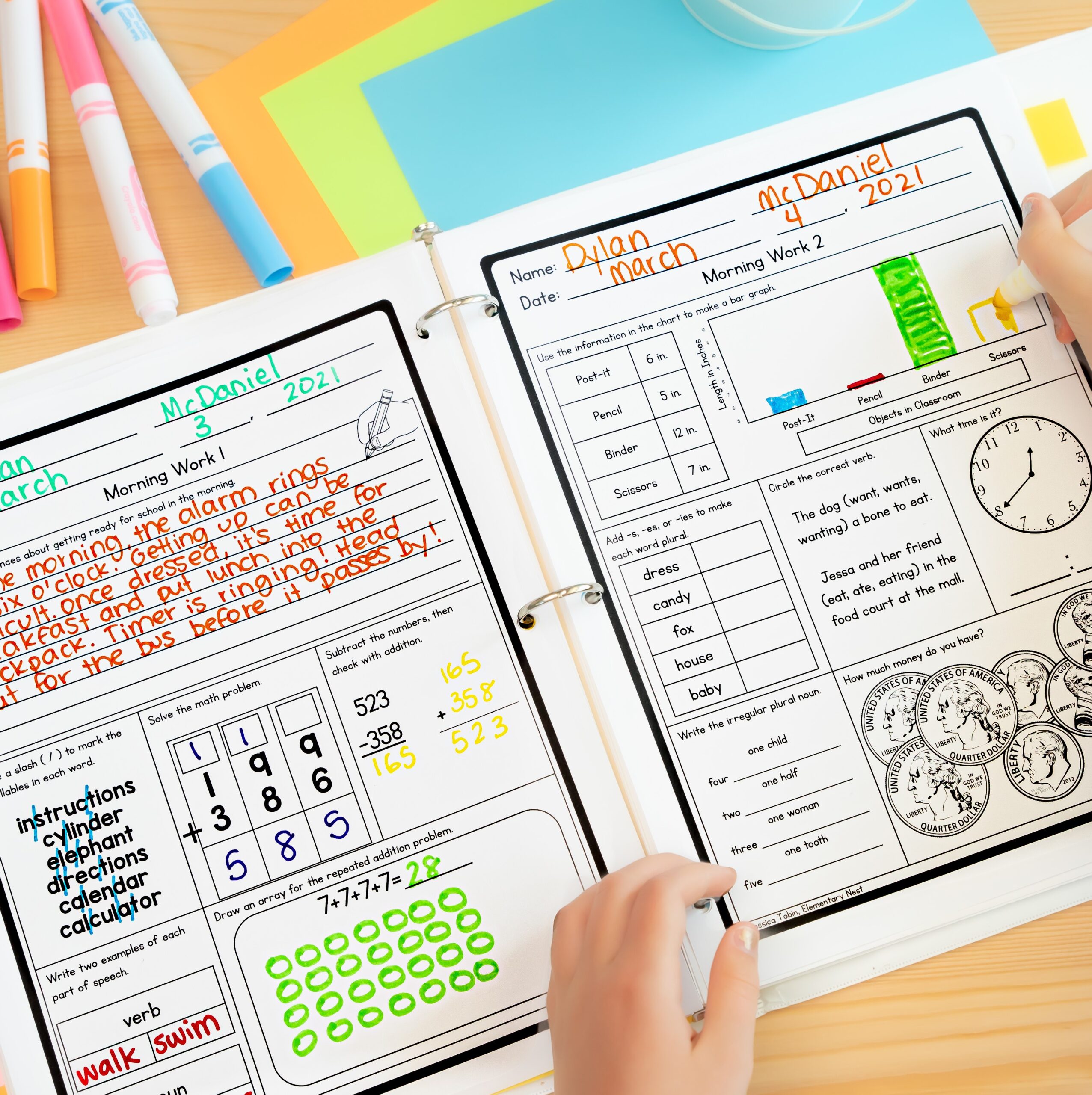 Morning Work - Elementary Nest