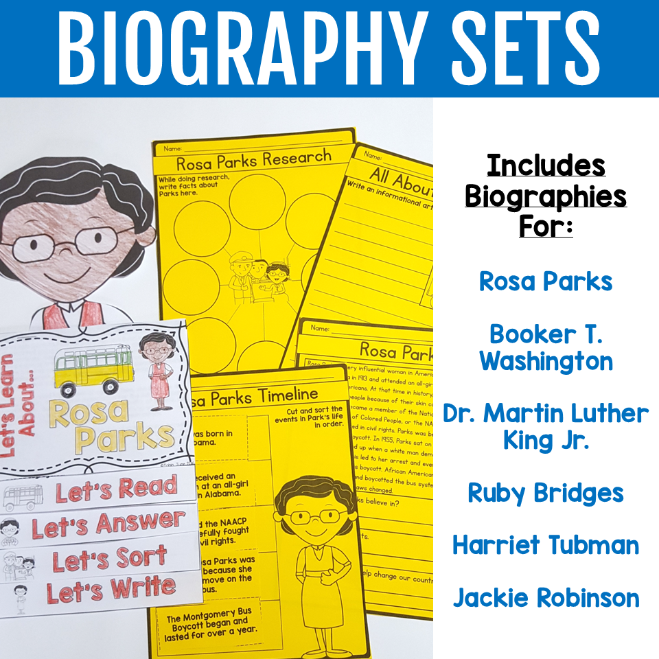 Black History Month Biography Bundle
