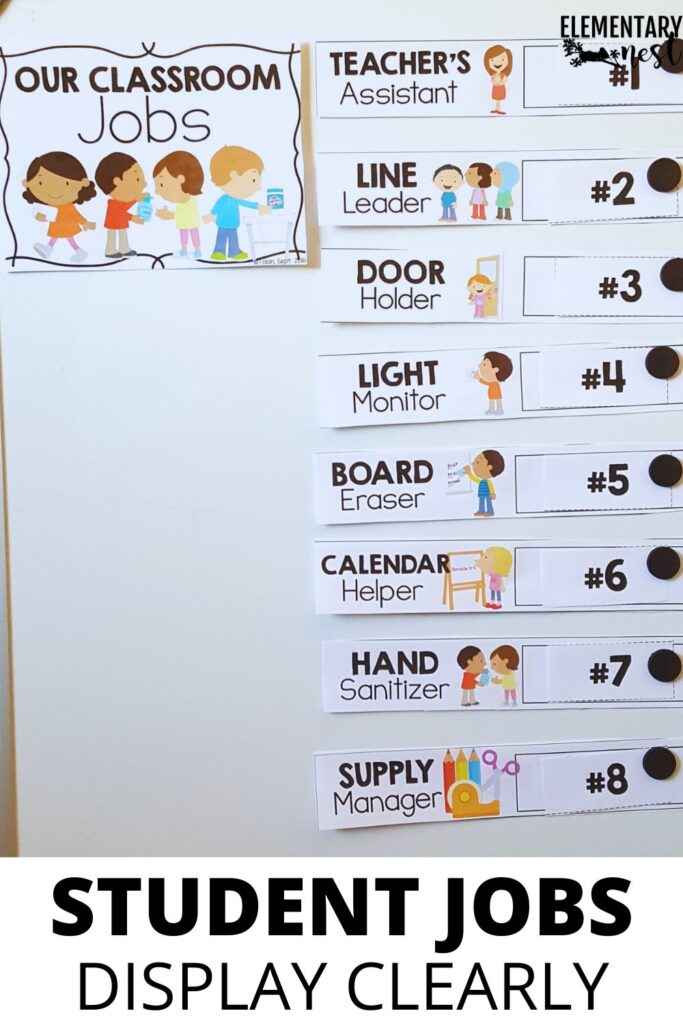How To Easily Run Classroom Jobs With Your Students