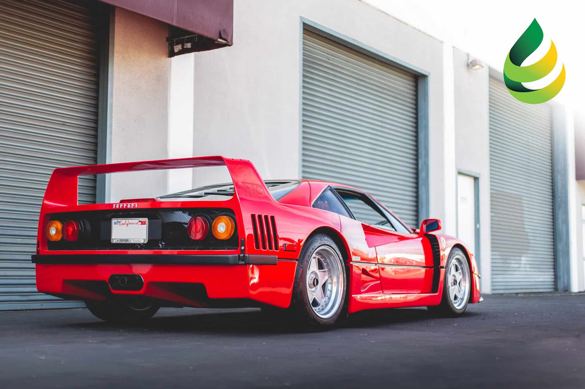 The First Ferrari F40 To Use EvoSyn™ Non-Petroleum Motor Oil