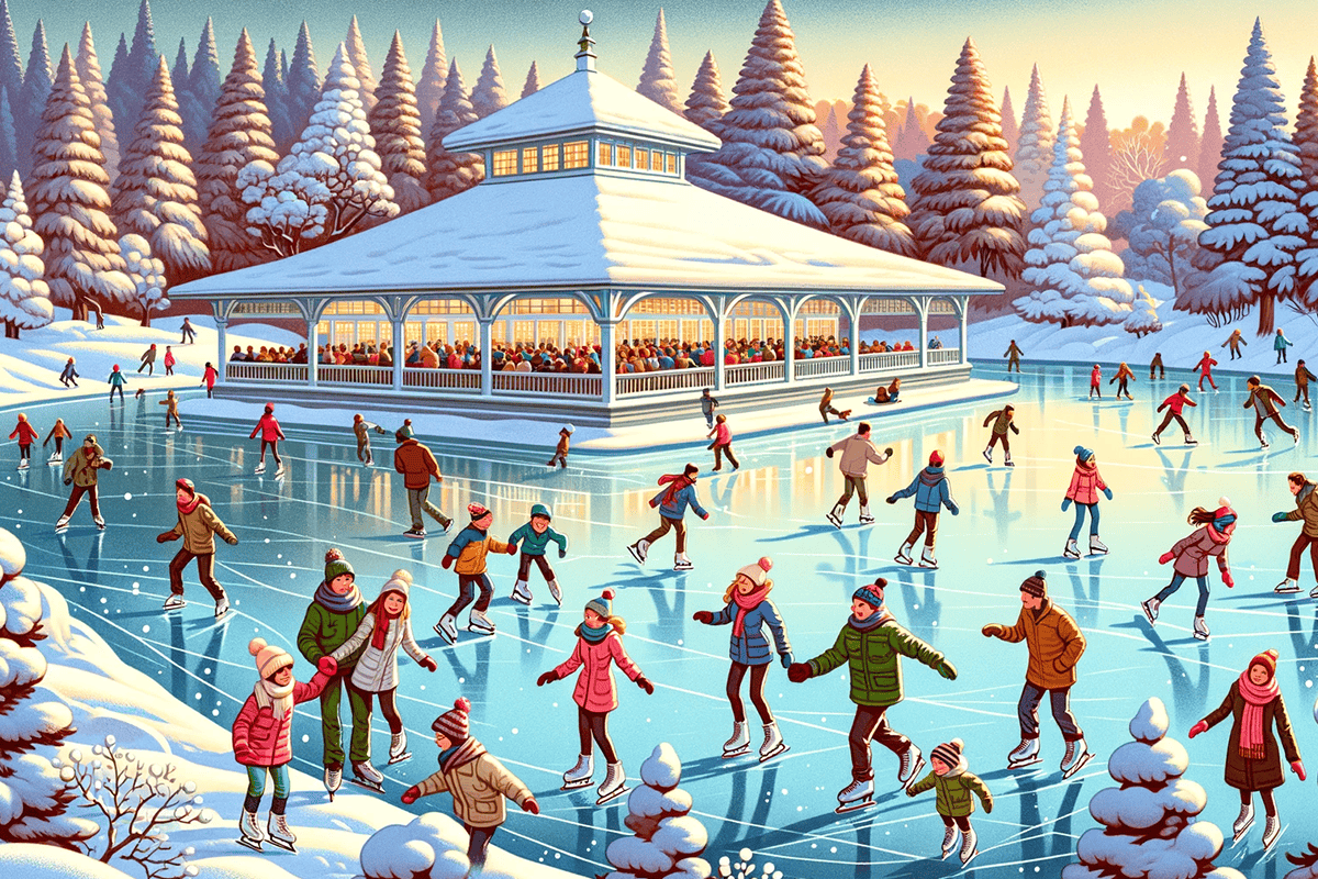 Lily Lake Pavilion: Ice, Eats, and Cozy Seats - Experience New Brunswick