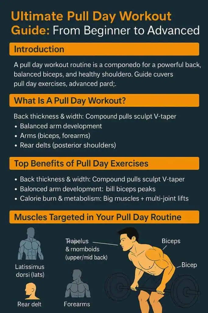 Ultimate Pull Day Workout Routine | Beginner to Advanced