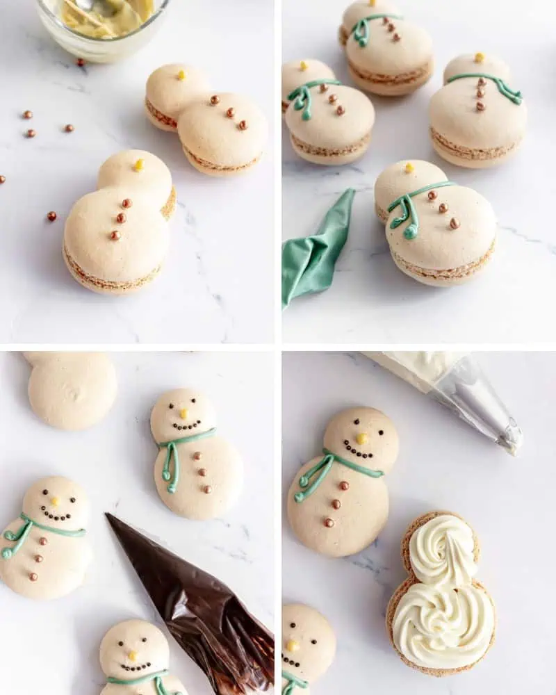 Snowman Macarons • FoodnService