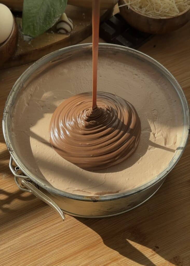 No bake creamy and easy Nutella cheesecake (6 ingredients) — ARCHER'S FOOD