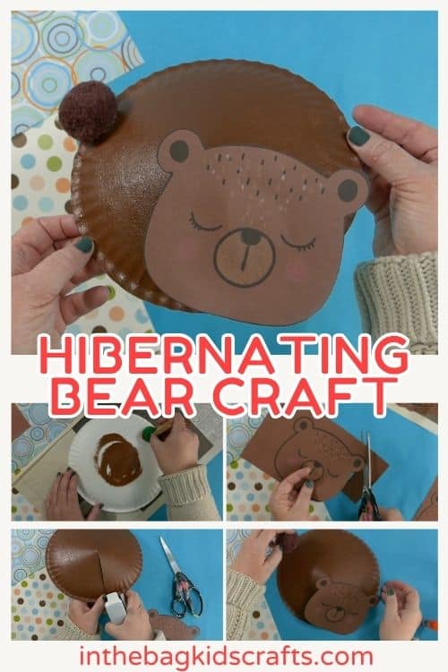 Free Printable Hibernating Bear Craft for Kids • In the Bag Kids' Crafts