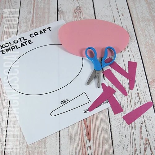 Axolotl Craft Puppet (Free Template!) • In the Bag Kids' Crafts