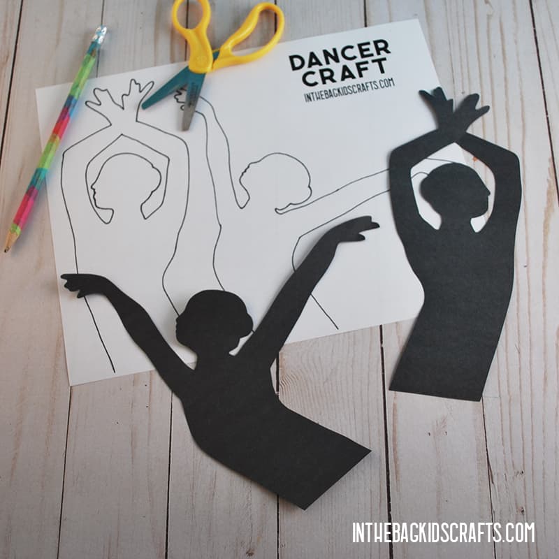 Simple Dancer Crafts (with Colorful Dresses!) • In the Bag Kids' Crafts