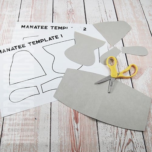 Manatee Craft for Kids (with FREE Template) • In the Bag Kids' Crafts