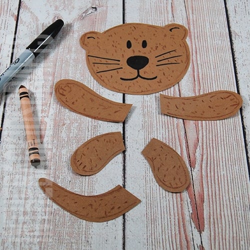 Popsicle Stick Otter Craft for Kids (FREE Template) • In the Bag Kids ...