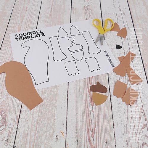 Paper Animals (Squirrel, Raccoon & Bunny) • In the Bag Kids' Crafts