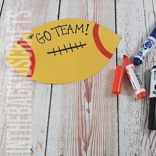 Paper Football Craft (and Snack Pack) • In the Bag Kids' Crafts