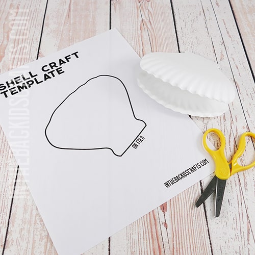 Shell Craft for Kids (with FREE Craft Template) • In the Bag Kids' Crafts