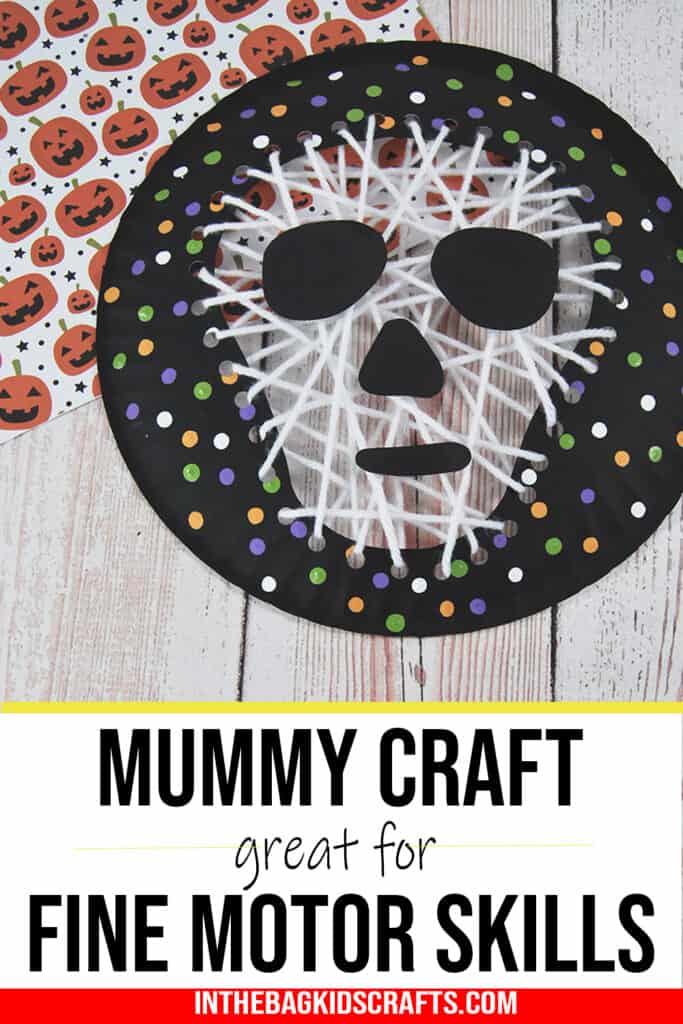 Paper Plate Mummy Craft • In the Bag Kids' Crafts