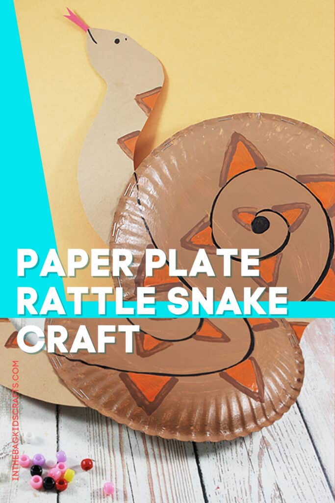 Paper Plate Snake Craft {that RATTLES!} • In the Bag Kids' Crafts