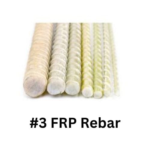 #3 (3/8-inch) Fiberglass Rebar - Corrosion-Resistant GFRP Concrete ...