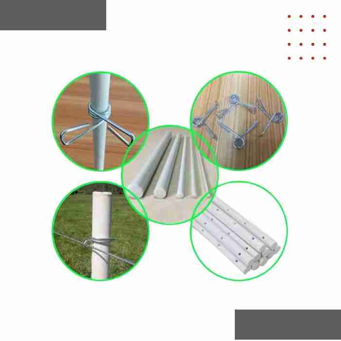 8 ft Fiberglass Fence Posts | Durable Electric Fence Solution