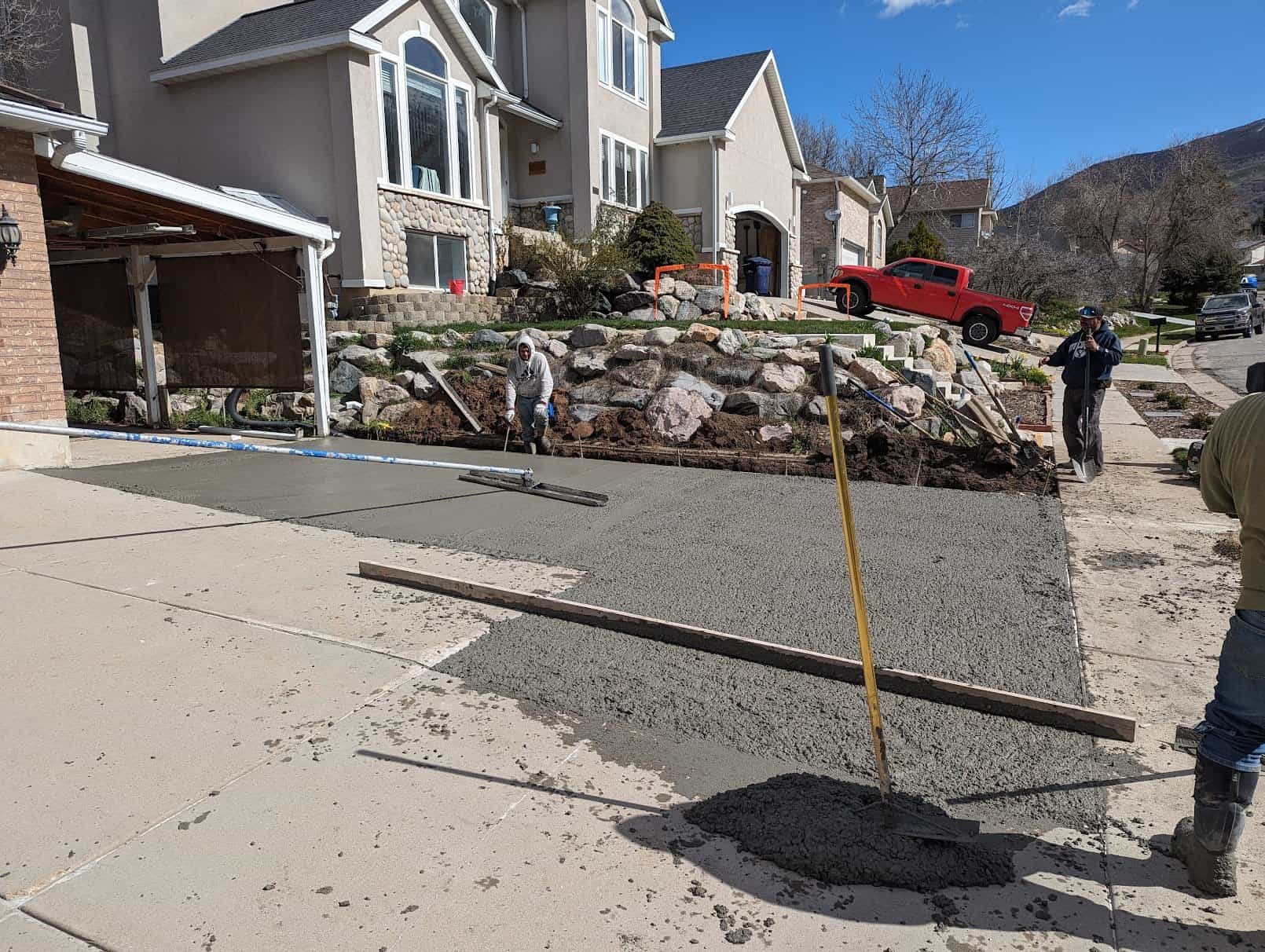 Concrete Installation | Landmark Lifting