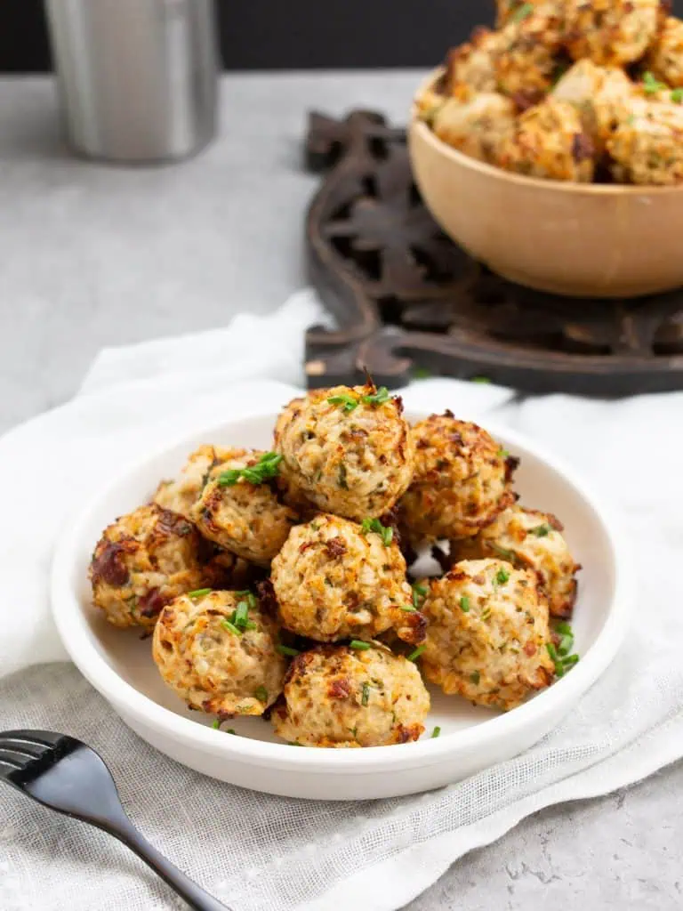 Delicious Air Fryer Chicken Meatballs with a Provencal Twist - Little ...