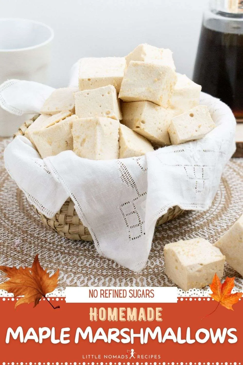Homemade Maple Marshmallows - Little Nomads Recipes