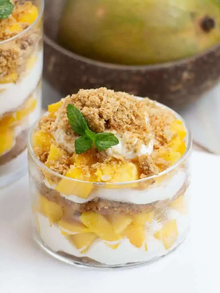 Fresh Mini Coco Mango Floats - Little Nomads Recipes