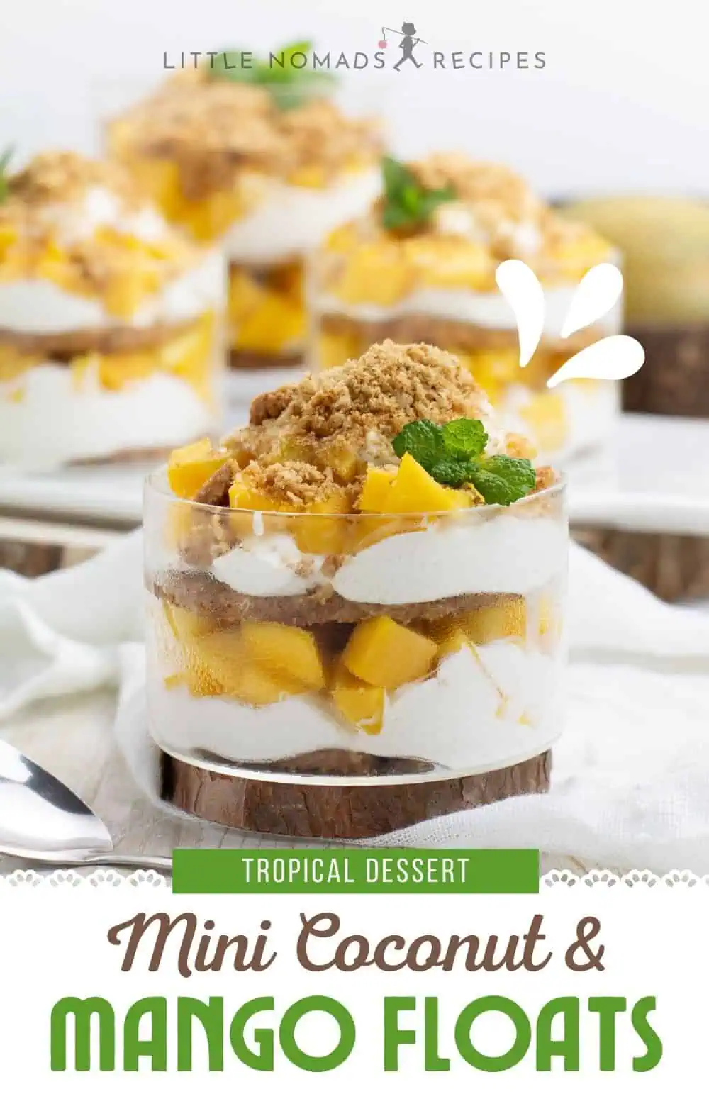 Fresh Mini Coco Mango Floats - Little Nomads Recipes