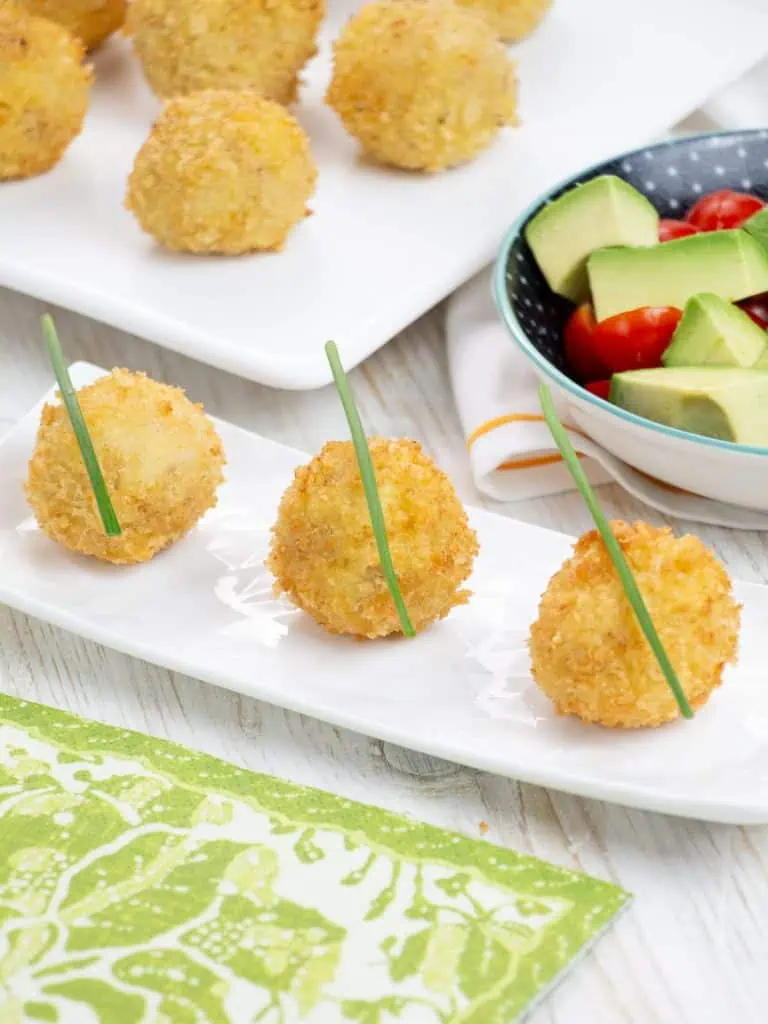 Spanish Ham Croquettes (Deep Fried and Air Fried) - Little Nomads Recipes