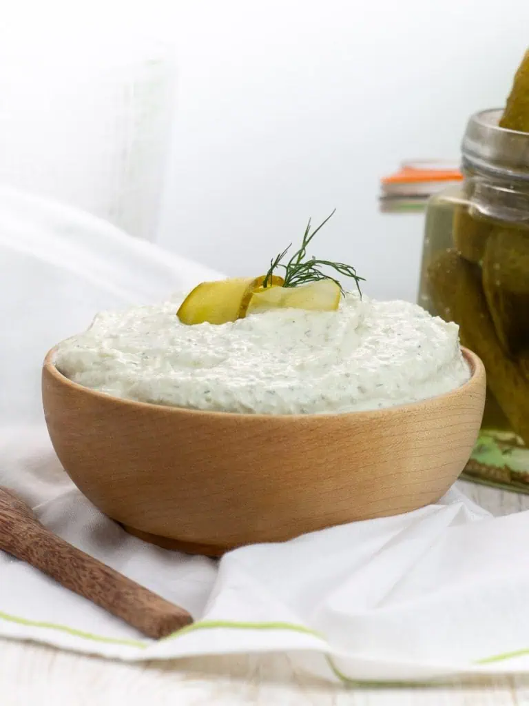 Easy Dill Pickle Dip with Cream Cheese - Little Nomads Recipes