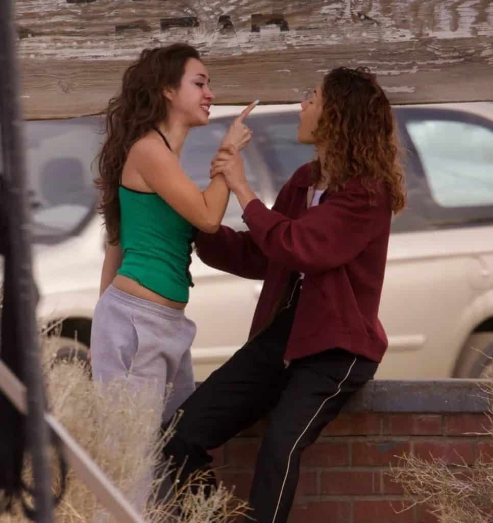 Zendaya and Priscilla Delgado Spotted Filming Argument Scene for ...