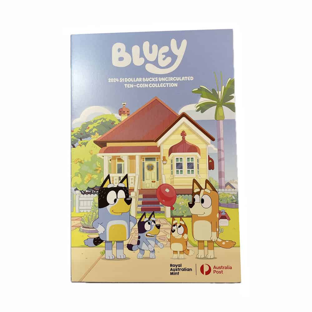 2024 $1 Dollar Bucks Bluey Ten Coin Collection