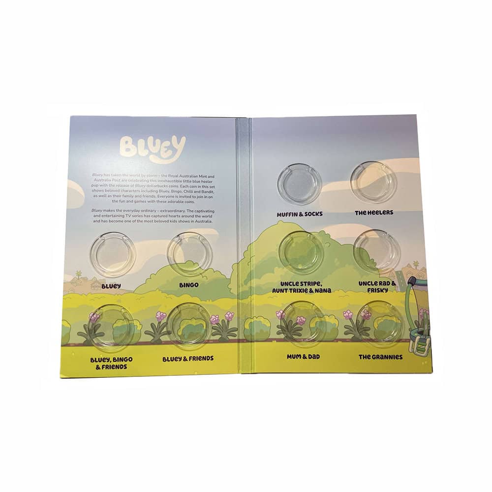 2024 $1 Dollar Bucks Bluey Ten Coin Collection